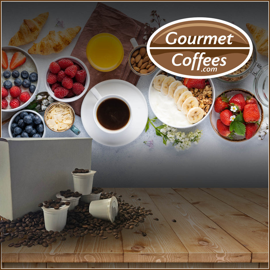Flavored Single-Serve Coffee Pods – GRMS, gourmetcoffees.com