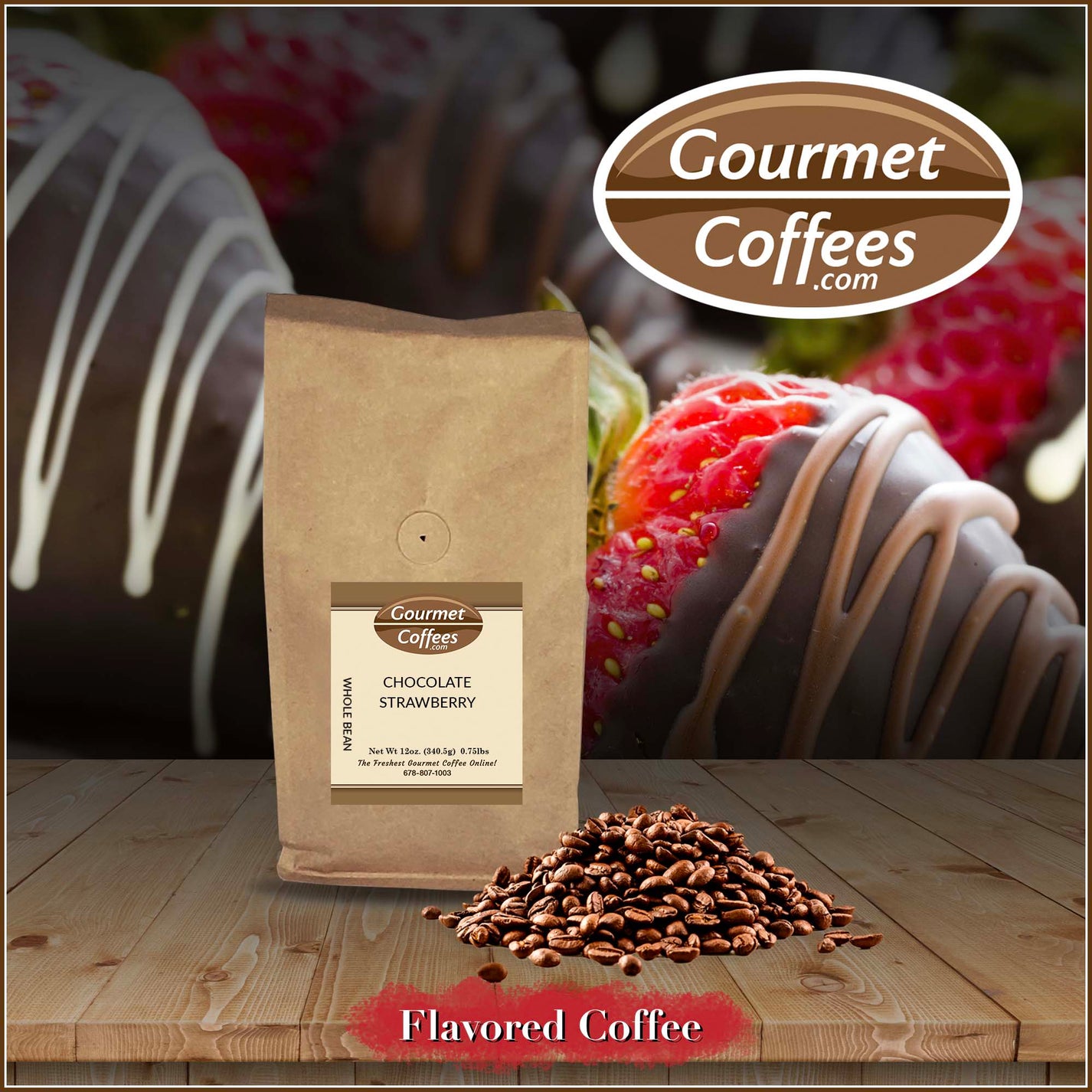 Chocolate Strawberry Flavored Coffee – GRMS, gourmetcoffees.com